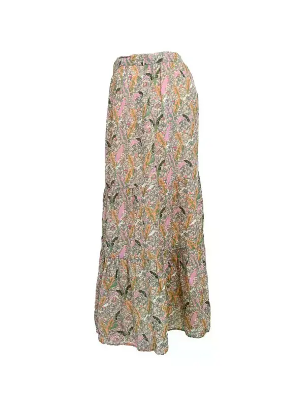 Ba&sh Julia Floral-print Midi Skirt