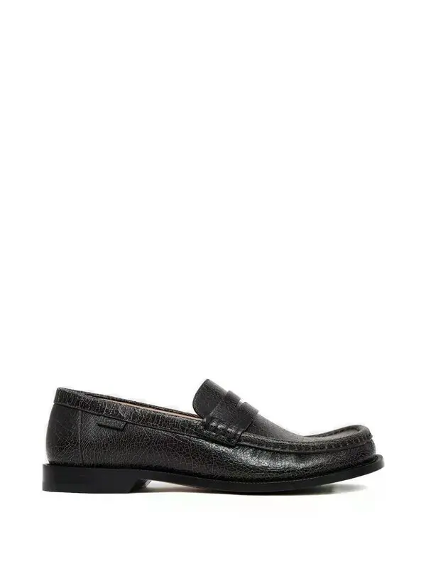 Loewe Textured Penny Loafers