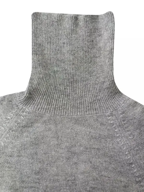 Saint Laurent Knitted Turtleneck Sweater