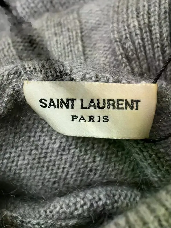 Saint Laurent Knitted Turtleneck Sweater