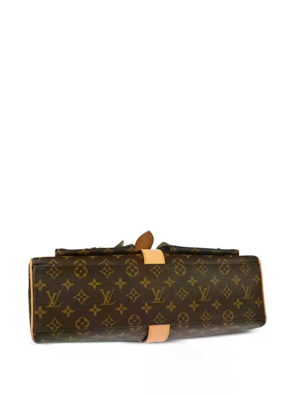 LOUIS VUITTON 2006 Manhattan Gm Monogram Tote Bag - Brown
