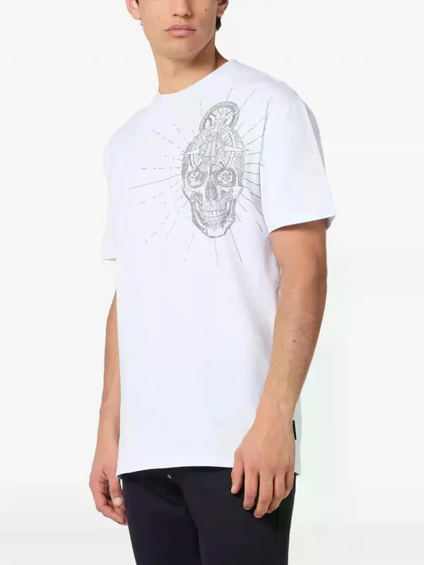 Philipp Plein Short-sleeve Crew-neck T-shirt - White