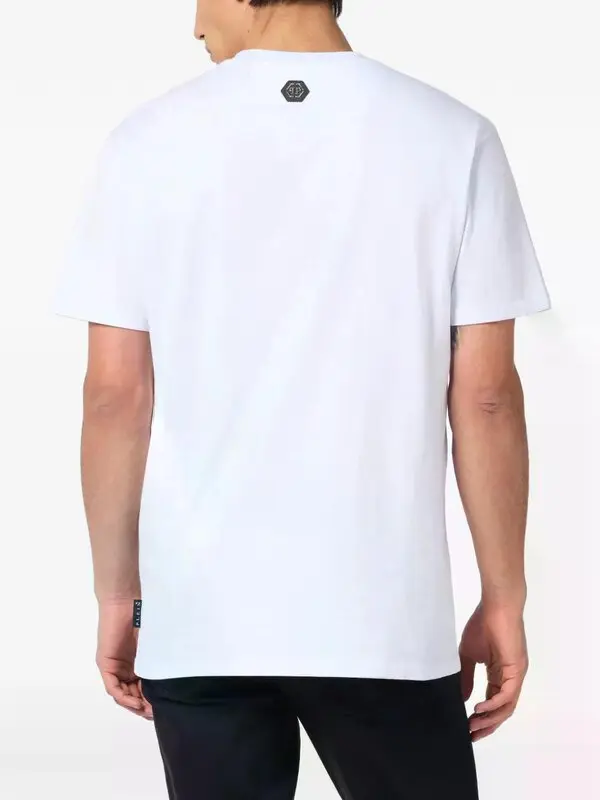 Philipp Plein Short-sleeve Crew-neck T-shirt - White