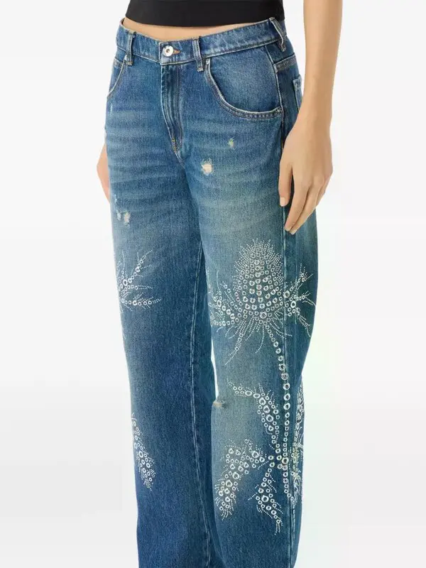 Blumarine Stud-embellished Jeans