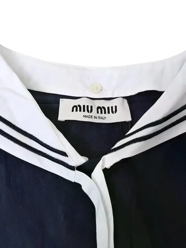 Miu Miu Sailor-collar T-shirt