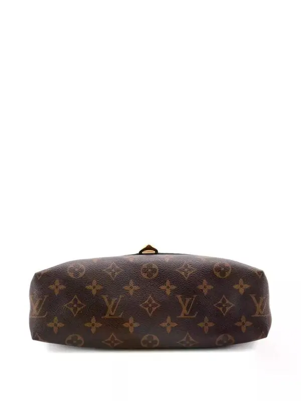 LOUIS VUITTON Saint Placide Handbag Monogram Canvas And Leather Shoulder Bag - Brown