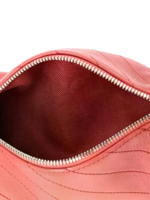 Gucci Blondie Diagonal Quilted Leather Mini Shoulder Bag - Pink