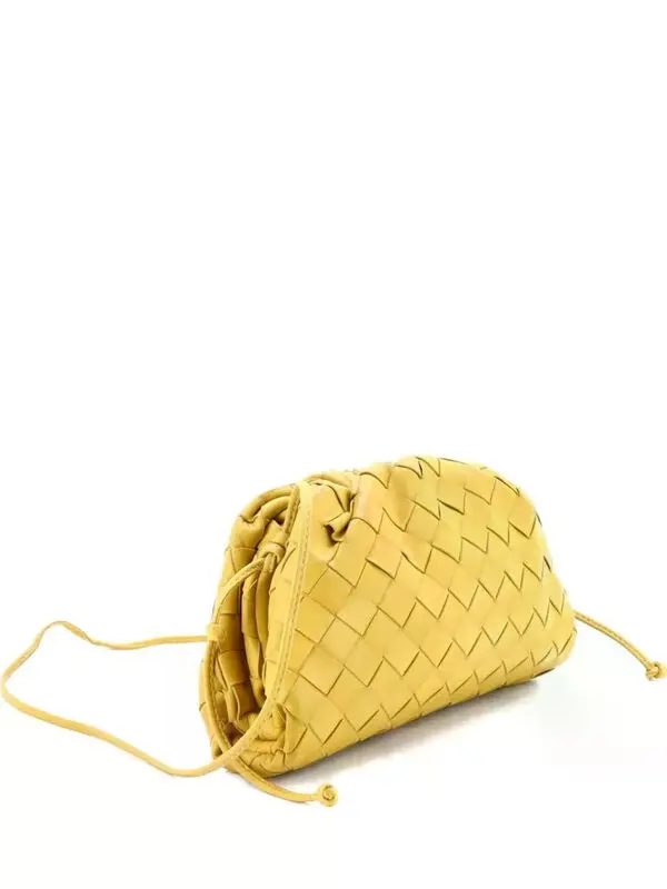 Bottega Veneta Intrecciato Nappa Mini Crossbody Pouch - Yellow
