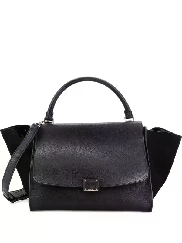 Celine Trapeze Leather Medium Satchel