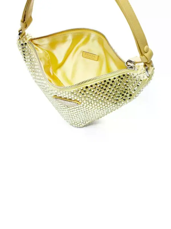 Prada Triangle Shoulder Bag - Yellow