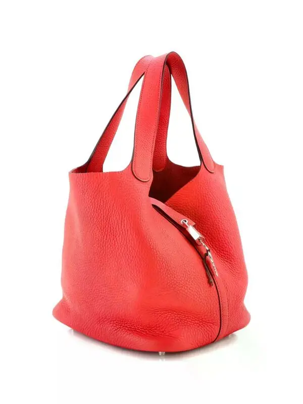 Hermès Picotin Lock Mm Bucket Bag - Red