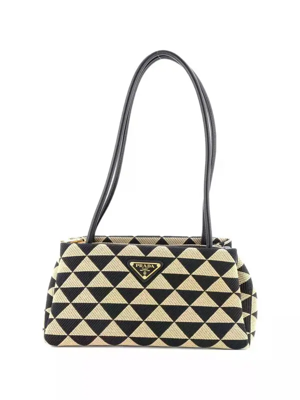 Prada Symbole Jacquard Shoulder Bag