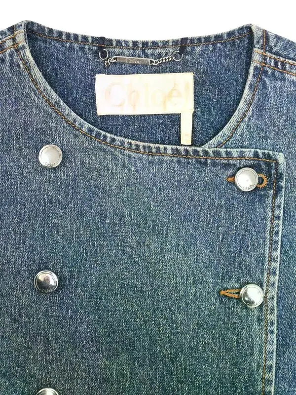 Chloé Double-breasted Denim Jacket