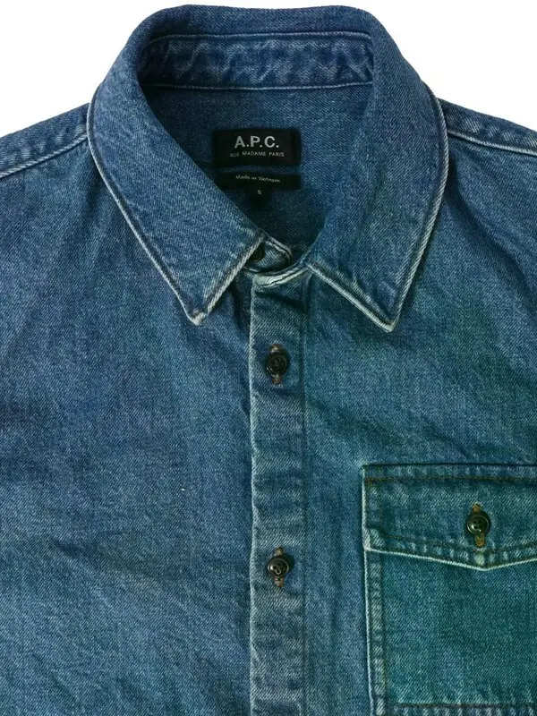 A.p.c. Button Flap-pocket Overshirt