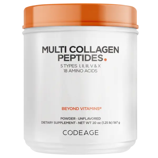 CODEAGE Multi Collagen Peptides With Types I, Ii, Iii, V & X - One-color