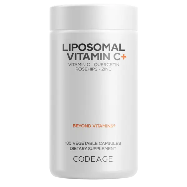 CODEAGE Liposomal Vitamin C With Zinc, Elderberry & Bioflavonoids - One-color