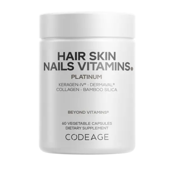 CODEAGE Hair Skin Nails Vitamins Platinum With Collagen & Keratin - One-color