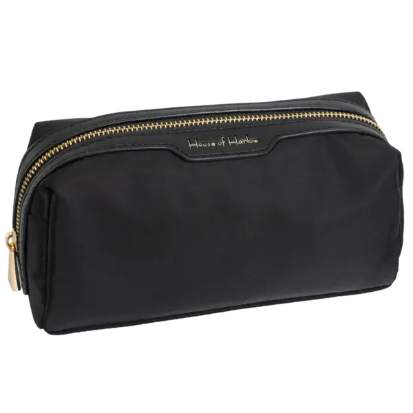 House Of Harlow 1960 Twill Nylon Cosmetic Pouch - Black