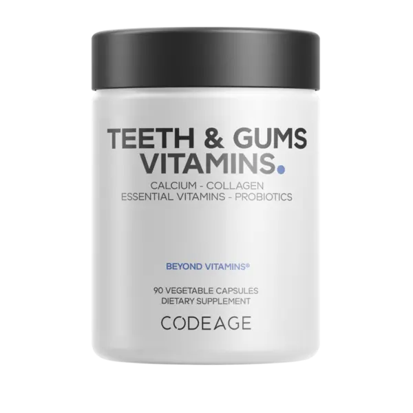 CODEAGE Teeth & Gums Vitamins With Oral Probiotics & Collagen - One-color