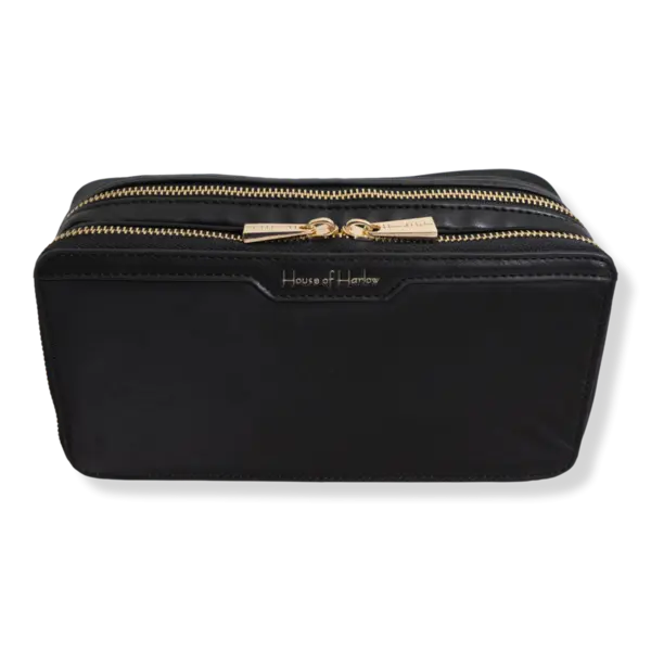 House Of Harlow 1960 Twill Nylon Cosmetic Organizer - Black