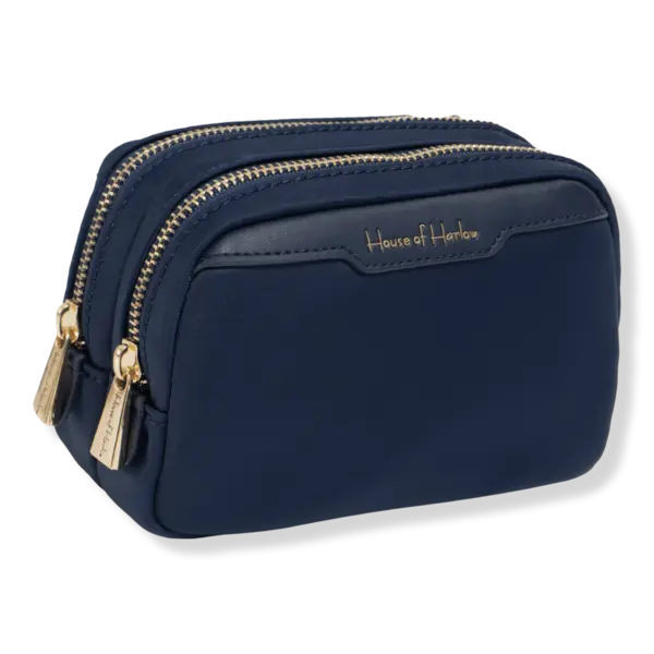 House Of Harlow 1960 Twill Nylon Tech Accessory Pouch - Navy