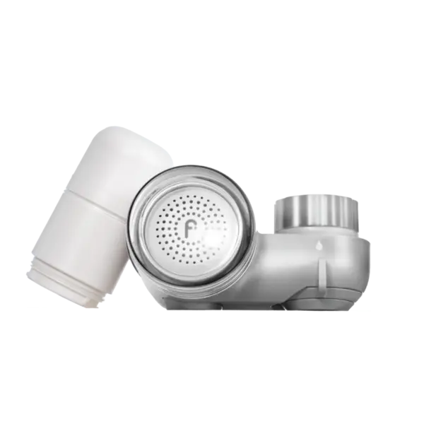 FILTERBABY Skincare Water Filter 2.0 + 2 Filter Replacements - Chrome