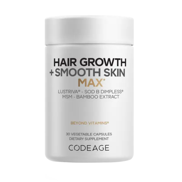 CODEAGE Hair Growth & Smooth Skin Vitamins With Biotin & Msm - One-color