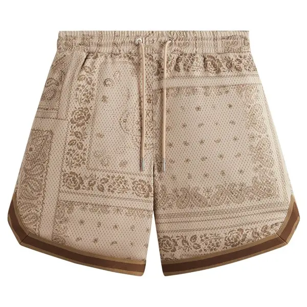 Kith Bandana Mesh Curtis Short - Tan