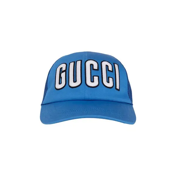 Gucci Baseball Cap With Logo - Blue