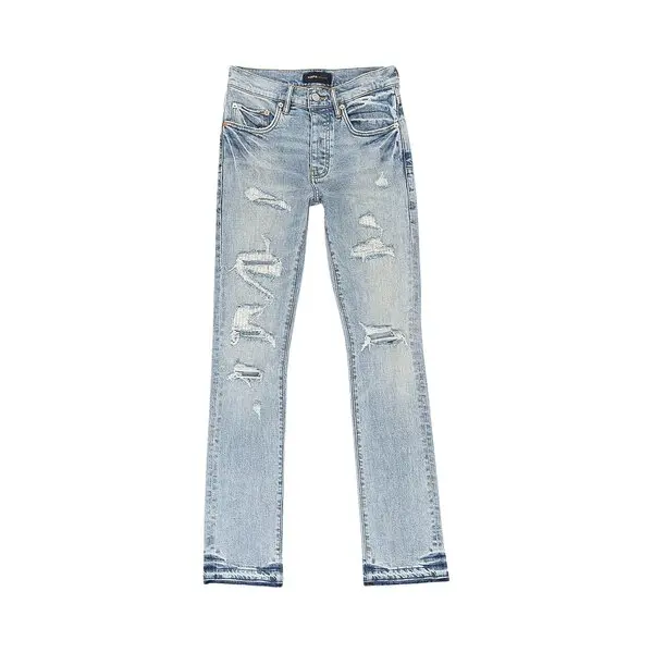 PURPLE BRAND Light Vintage Flare Skinny Jeans