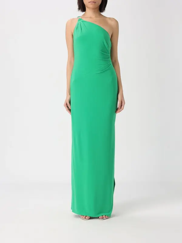 Women's Green One-shoulder Dresses