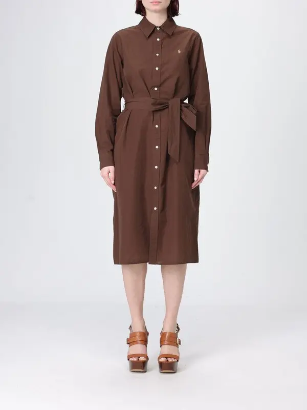 Polo Ralph Lauren Shirt Dress - Brown