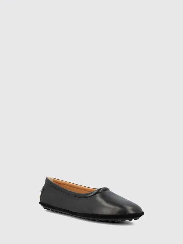 TOD'S Leather Ballet Flats - Black