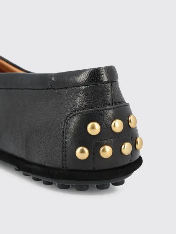 TOD'S Leather Ballet Flats - Black