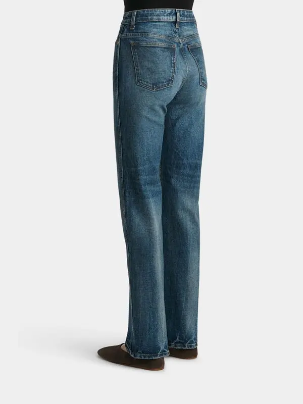 Khaite Straight Leg Jeans