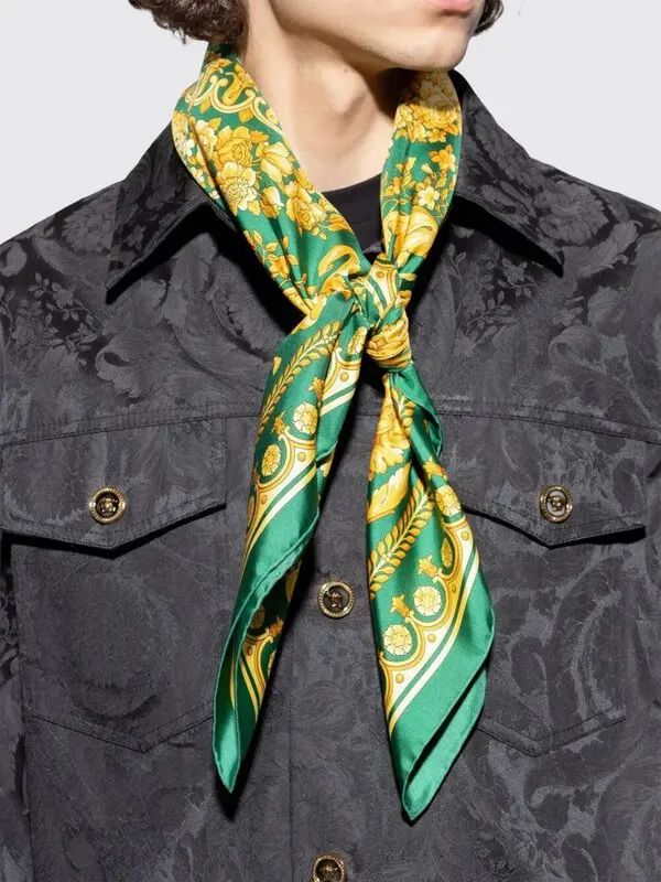 Versace Neck Scarf - Emerald