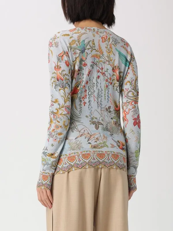 Etro Printed Long Sleeve Sweater
