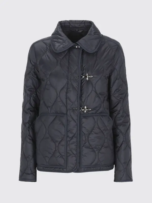 FAY Quilted Down Jacket In Technical Fabric - Blue
