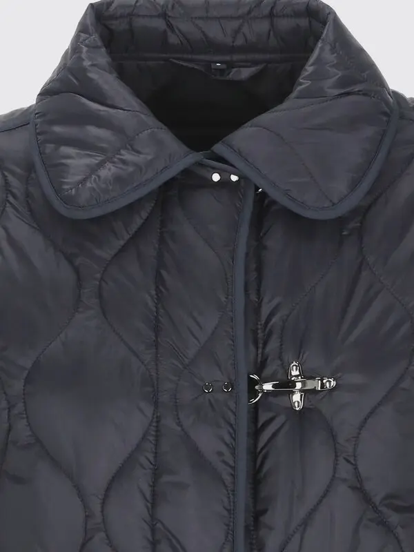 FAY Quilted Down Jacket In Technical Fabric - Blue