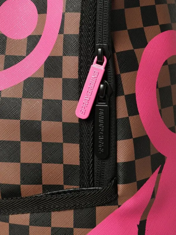 SPRAYGROUND Bear Shark Saffiano Faux Leather Backpack - Pink