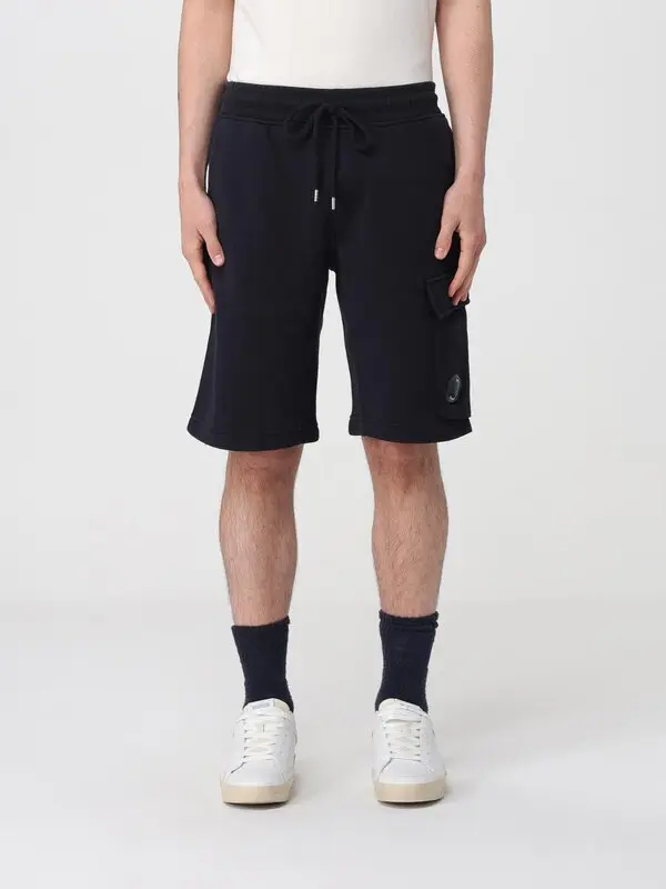 C.P. COMPANY Cotton Cargo Shorts - Blue