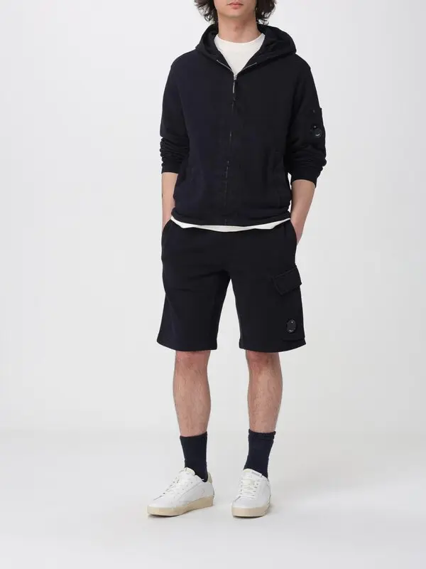 C.P. COMPANY Cotton Cargo Shorts - Blue