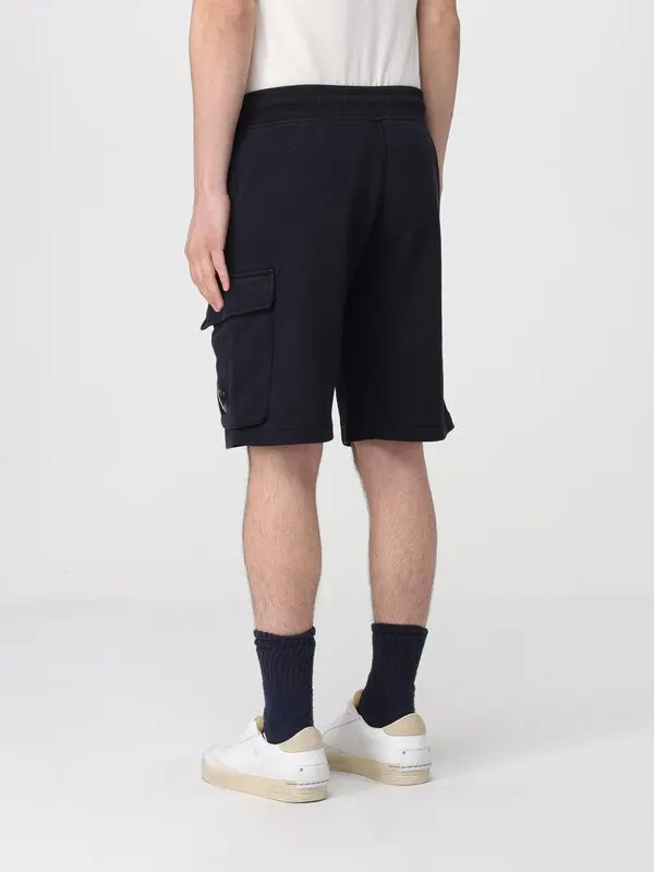 C.P. COMPANY Cotton Cargo Shorts - Blue