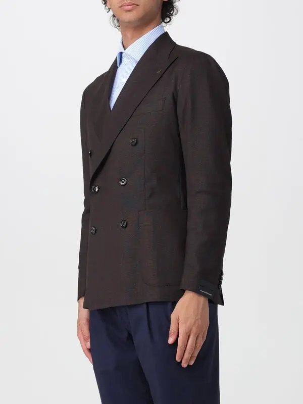 Tagliatore Double Breasted Blazer - Brown
