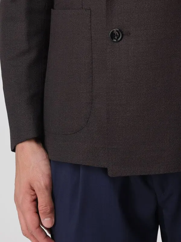 Tagliatore Double Breasted Blazer - Brown