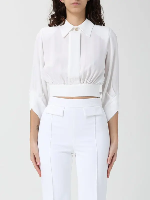 Elisabetta Franchi Top - Ivory
