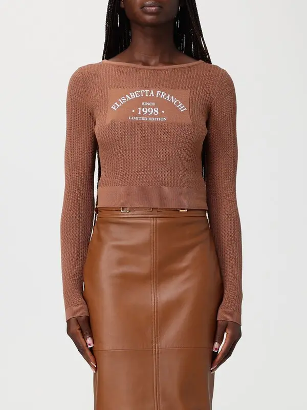 Elisabetta Franchi Sweater - Leather