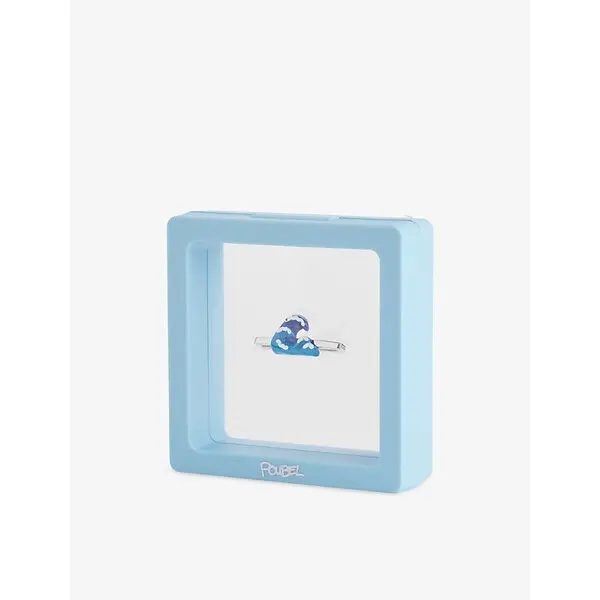 POUBEL La Mer Sterling-silver And Enamel Charm
