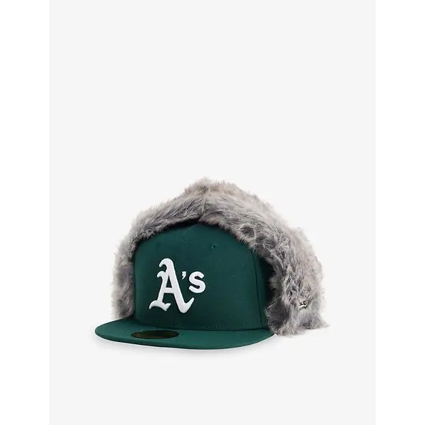 New Era 59fifty Oakland Athletics Dogear Cap - Dark Green
