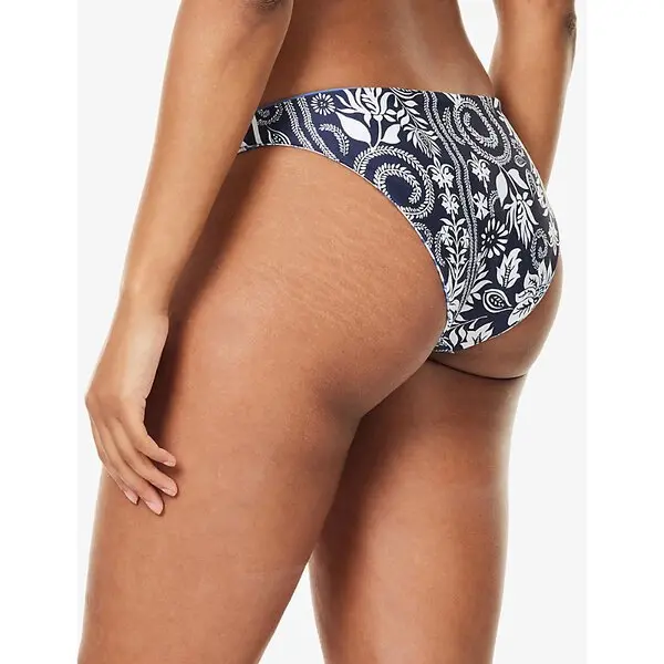 Agua Bendita Ilu Floral-print Reversible Bikini Bottoms - Multicolor